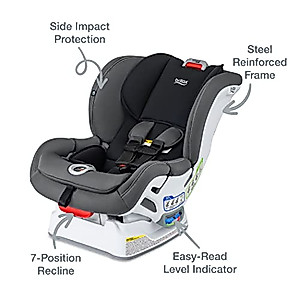 Britax Marathon Clicktight Convertible Car Seat, Mod Black SafeWash
