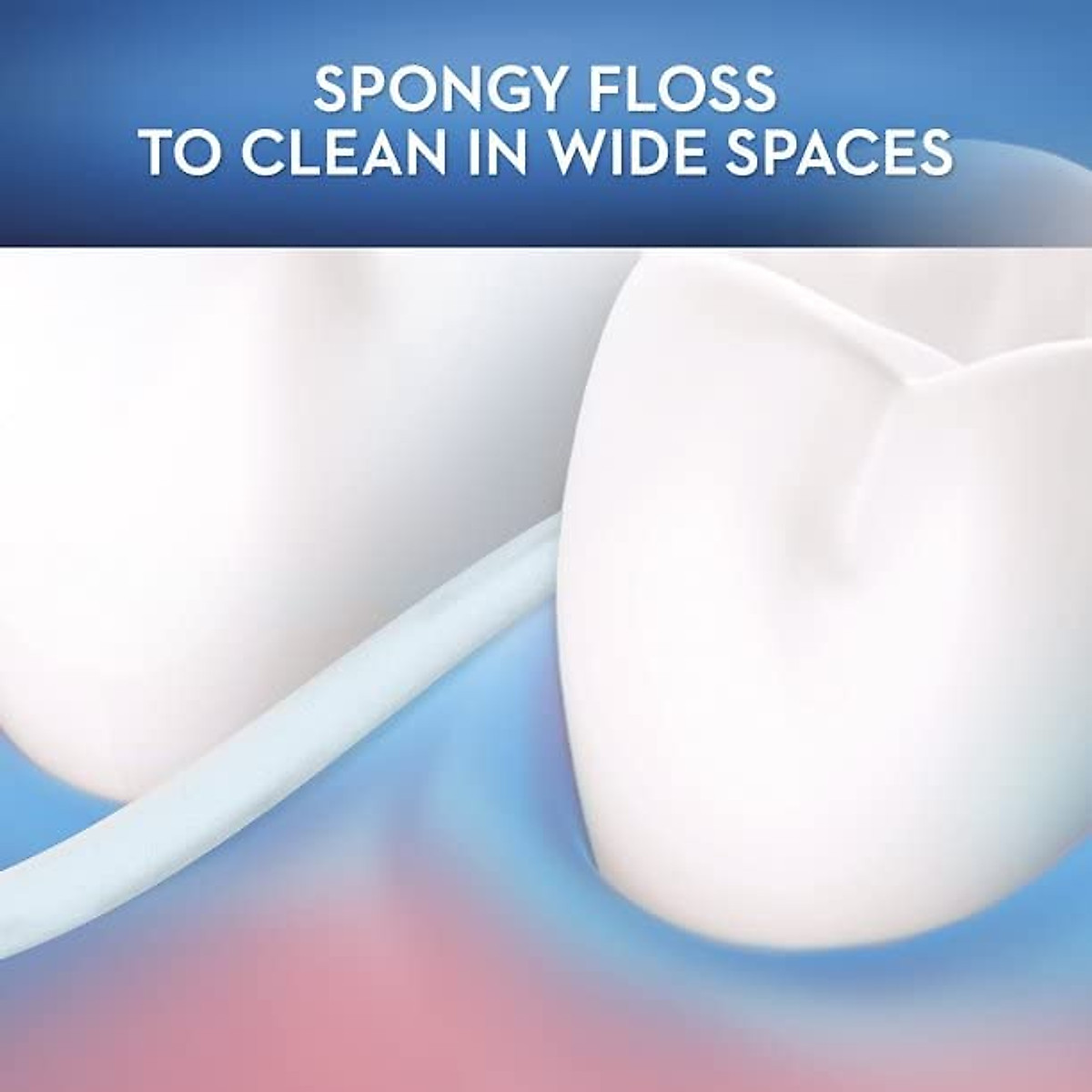 Oral-B Super Floss Mint Dental Floss for Braces Bridges - 50 Strips (2-Pack)