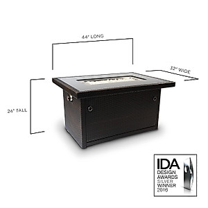 Outland Living Series 403-Espresso Brown Fire Table, Espresso Brown/50,000 BTU