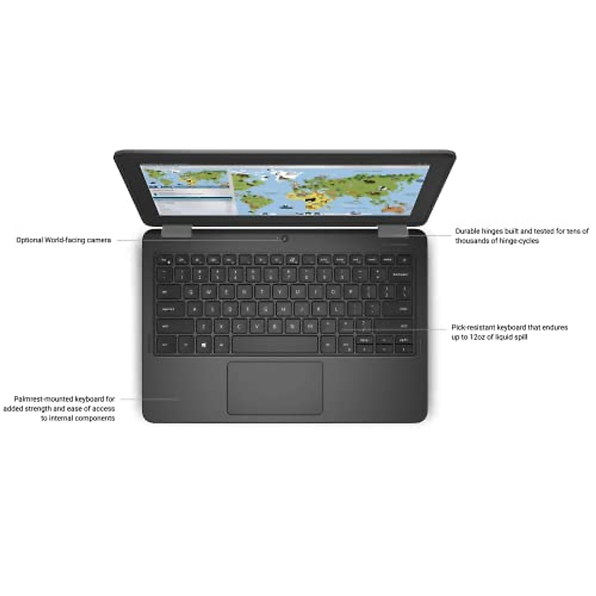 Dell Latitude 3120 Laptop HD Notebook PC, Intel Pentium N5100 Processor, 4GB Ram, 64GB Solid State Drive, Webcam, WiFi, Bluetooth, HDMI, Windows 10 Professional (Renewed)