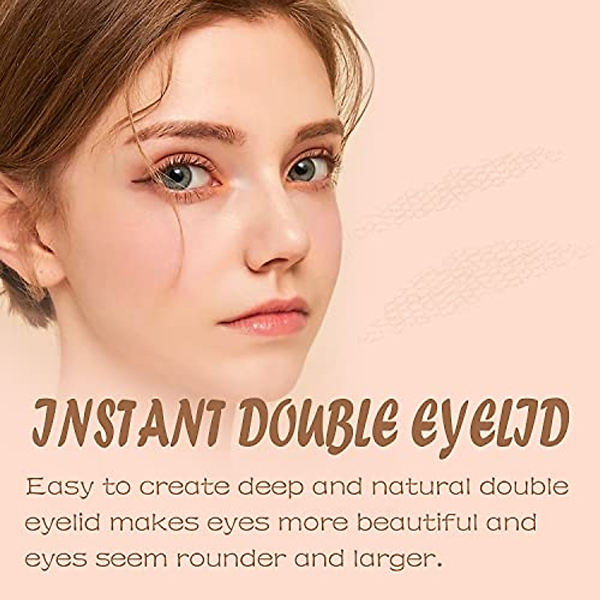 Waterproof Invisible Double Eyelid Tape - 120 Pieces Natural Fiber Eyelid Lifter Strips, Eye Lift Tape for Droopy Lids, Hooded Eyes