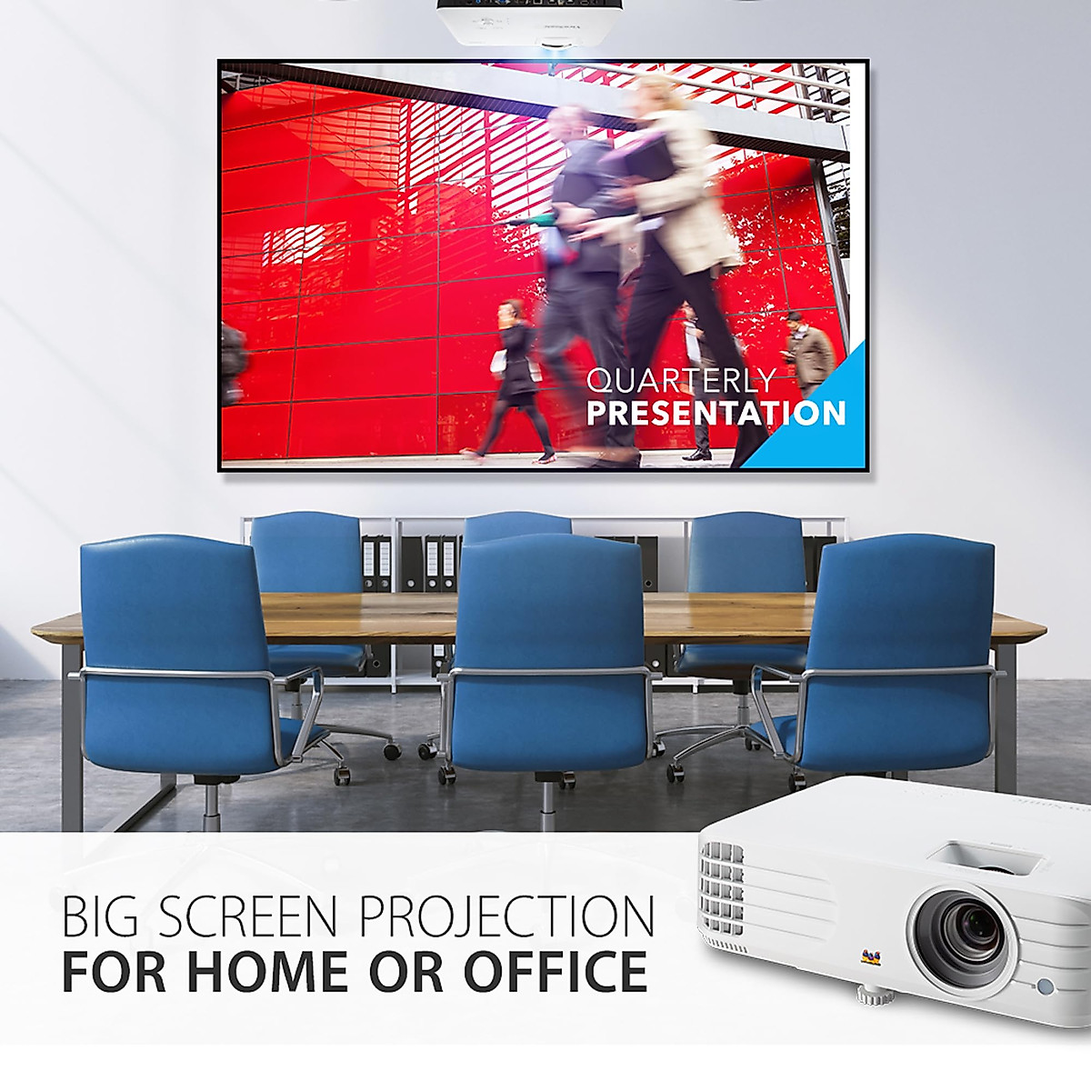 ViewSonic PG706HD 4000 Lumens Full HD 1080p Projector with RJ45 Lan Control Vertical Keystoning HDMI USB for Home and Office