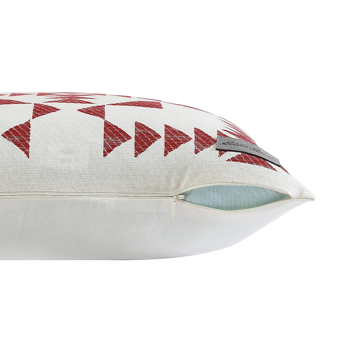 Eddie Bauer - Throw Pillow Cover Set, Cotton Home Decor, All Season Bedding (Arrowhead Red, 2 Piece)