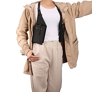 Neween Upgraded Anti-Theft Hidden Underarm Strap Wallet Pocket Holster Phone Shoulder Holster Bag Leisure Double Shoulder Pouch