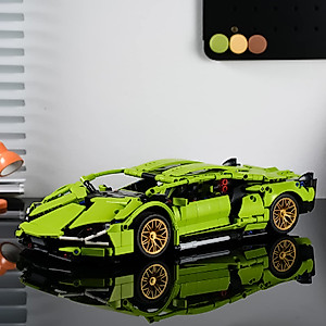 CHUANGPIN Speed Cars Building Kit Compatible with Lego Set for Adutls,Technic Champions Car Building Model Set,1:14 Cars for Boys 8-14 Years(1280pcs)