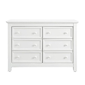 Baby Relax Tia 6-Drawer Dresser, White