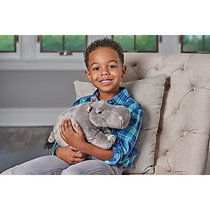 Wild Republic Hippo Plush, Stuffed Animal, Plush Toy, Gifts for Kids, Cuddlekins 12 Inches,Multi