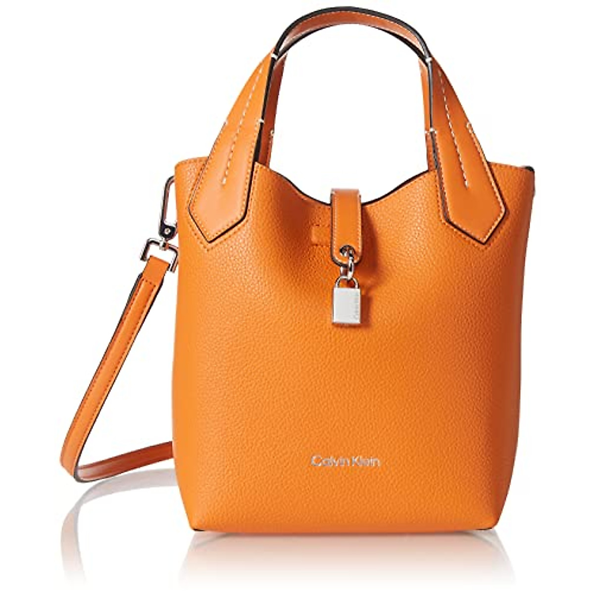 Calvin Klein Remy Rocky Road Novelty Crossbody, Flame Orange