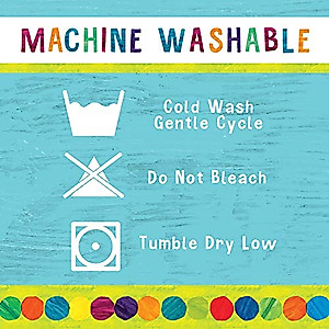 Let's Count Soft Book - World of Eric Carle the Very Hungry Caterpillar Baby on the Go Clip Teething Crinkle Soft Sensory Book for Babies, 5.25x5.25 Inch