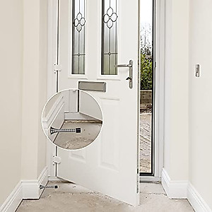 Zorveiio 30 Pcs Black Door Stop Bumper Tips, 0.39 Inch ID Rubber Door Stopper Bumpers Door Stop Caps for Door & Wall Protection