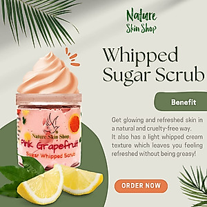 Sugar Scrub Soap Whipped Cream (Blueberry)