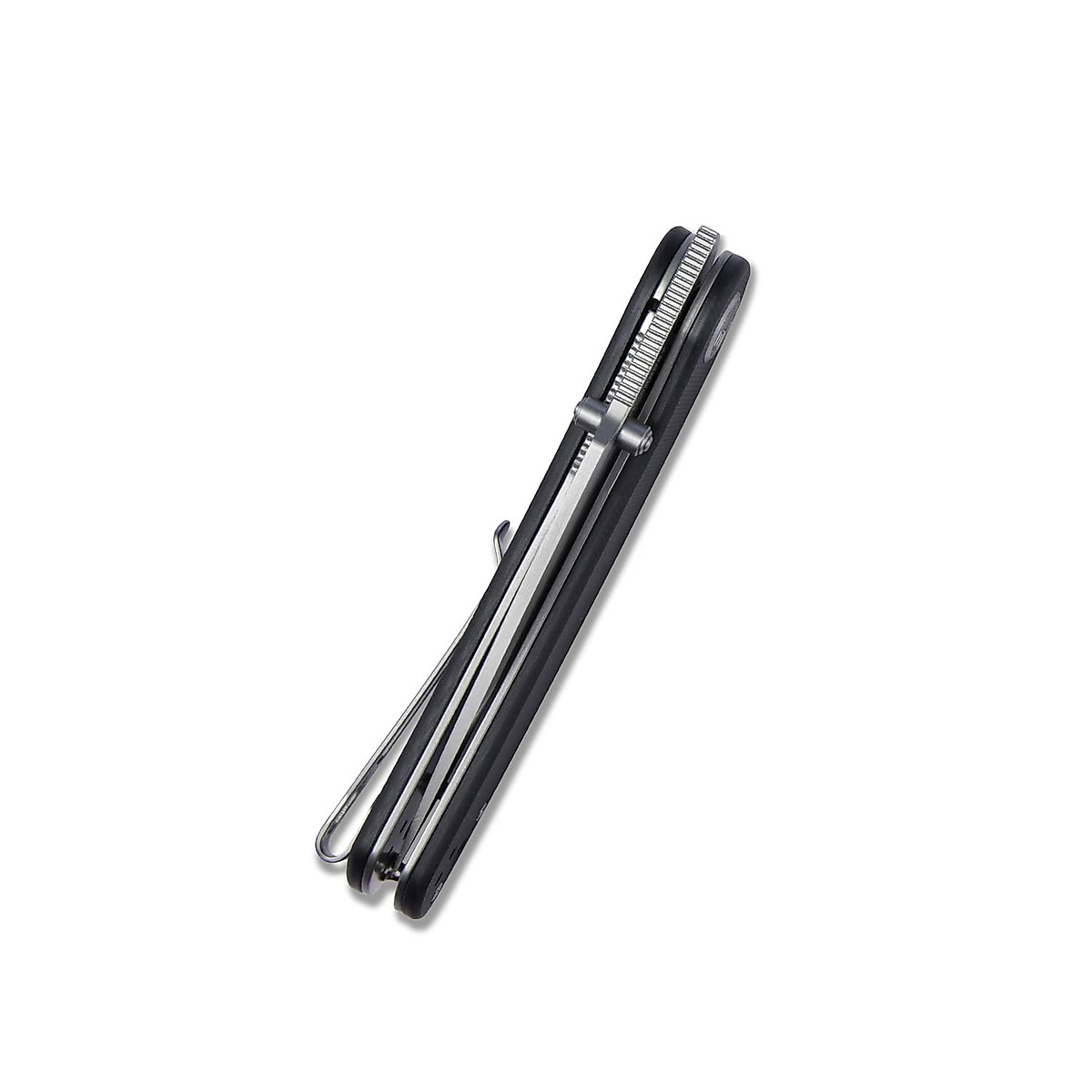 KUBEY Momentum KU344H Everyday Carry Pocket Knife, 3.43-Inch Drop Point Blade G10 Handles with Dual Thumb Studs and Reversible Clip for Outdoor Hunting Camping