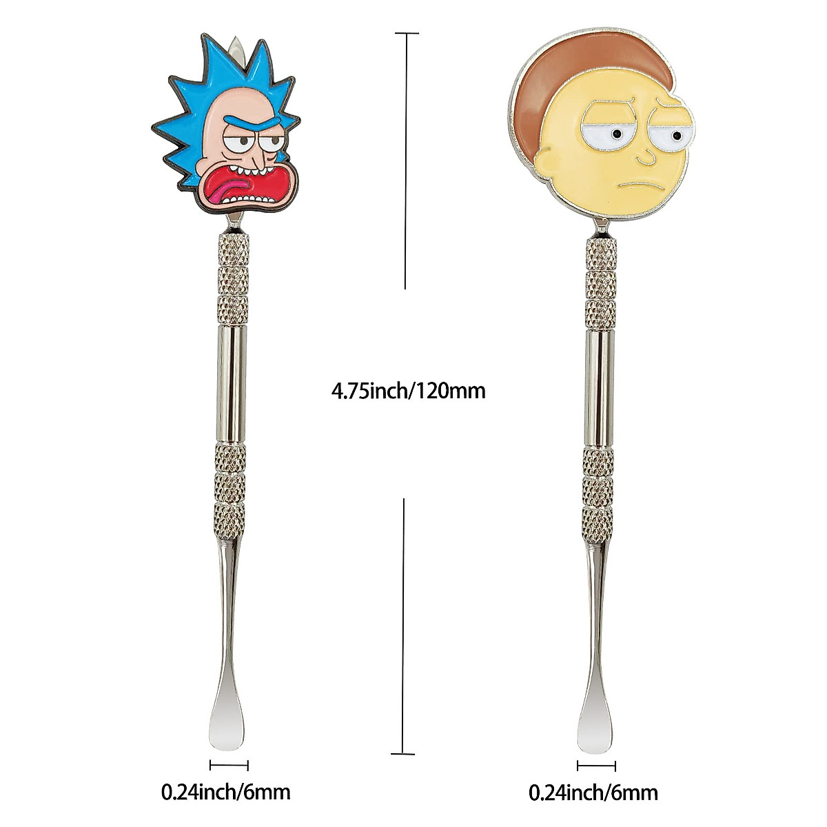 Waxmaid 2 Packs Wax Carving Tool, 4.7 inch Cartoon Toy Gift Stainless Steel Wax Sculpting Tool