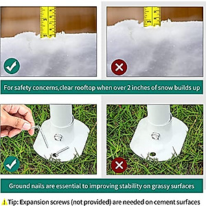 YITAHOME 16' x 32' Heavy Duty Party Tent Outdoor Gazebo Wedding Event Shelters Upgraded Galvanized Canopy with Large White Roof, Removable Sidewalls (MAYIH0000098MA)