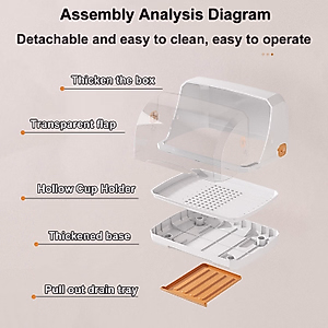 RUNLAIKEJI Baby Bottle Drying Rack, Portable Bottle Drying Rack, Space Saving Drying Rack for Baby Bottles, Baby Drying Rack with Cover, Baby Bottle Rack Storage, Drying Rack Baby Bottle