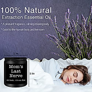 Mothers Day Gifts for Mom from Daughter Son, Best Mom Gifts, Funny Mothers Day Gifts, Mom Christmas Gifts, Thanksgiving Birthday Gifts for Mom Stepmother Adoptive Mother, Lavender Scented Candles