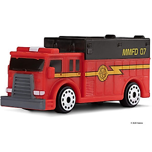 Micro Machines Core Playset, Fire and Rescue - Expandable and Connectable to Other MM Sets, Includes One Exclusive Vehicle - Collect Them All