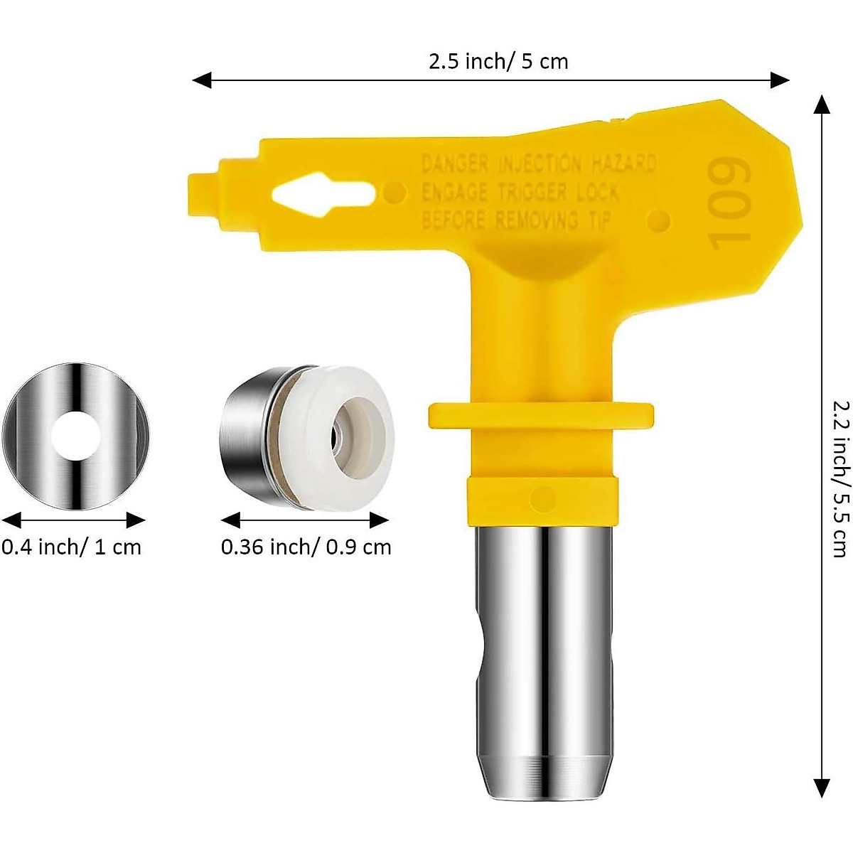 Reversible Airless Spray Tips for Airless Paint Sprayer (109)