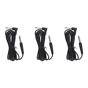 3pcs Guitar Wire Guitar Cable Supply Audio Cable for Guitar Electric Guitar Audio Cable Speaker Connection Cable Electric Guitar Accessory Electric Guitar Cable Audio Cable Cord