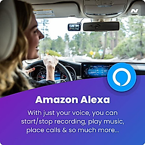 Nextbase 422GW Dash Cam - 1440p HD Recording in Car Camera - Wi-fi GPS Bluetooth Alexa Enabled - Parking Mode - Night Vision - Loop Recording - Automatic Power and Crash Detection