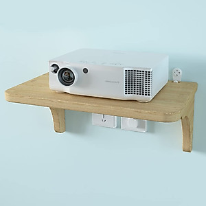 AVEEWA WiFi Router Storage Box Punch-Free Wireless Router Storage Bo Wooden Wall-Mounted Router Shelf WiFi Cat Rack Shielding Box Wall Hanging Decoration