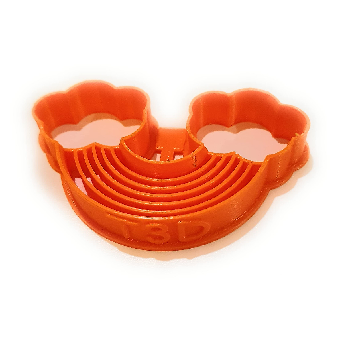 T3D Cookie Cutters Rainbow Cookie Cutter, Suitable for Cakes Biscuit and Fondant Cookie Mold for Homemade Treats, 3.40'' x 2.09'' x 0.55''