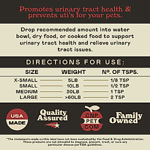 Complete Natural Products Organic D-Mannose & Cranberry Powder for Pets - 4oz - Pure D-Mannose & Cranberry