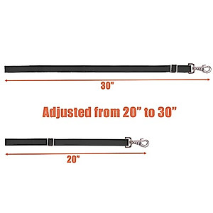 Loaged Adjustable Nylon Bucket Strap （3 Pack）- for Hay Nets, Water Buckets, Hanging Strap,Horse Outdoor Feeders,Heavy Duty Horse Water Feed, 30" (Black)