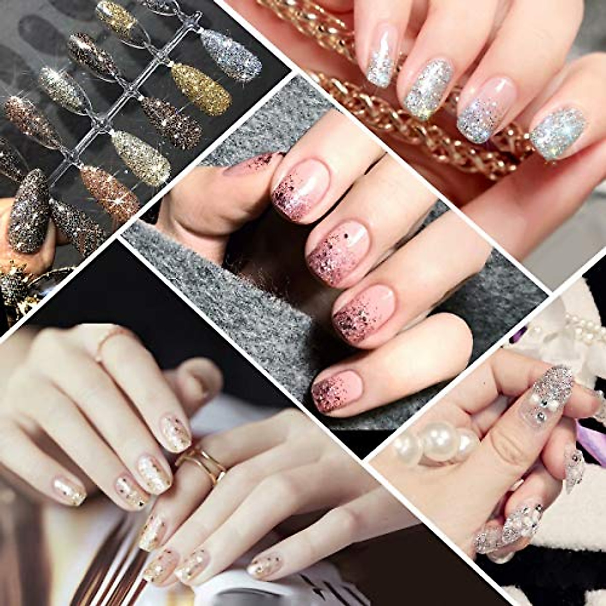 Fine Glitter 24 Colors Craft Glitter for Resin Makeup for Body Nail Face Hair Eyeshadow Lip Gloss Making