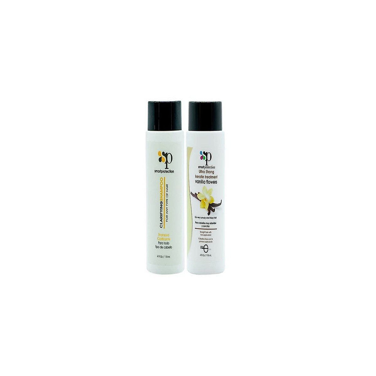 Smart Protection Vanilla Ultra Strong Keratin Treatment with Clarifying Shampoo 4oz