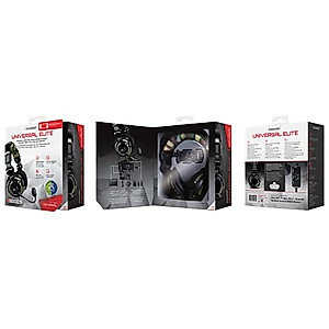 dreamGEAR Universal Elite Amplified, Wired Stereo Gaming Headset for PS4, Xbox One, PS3, Xbox 360, Wii, WiiU, and Even PC,DGUN-2574