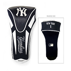 Team Golf MLB New York Yankees Single Apex Driver Head Cover Golf Club Single Apex Driver Headcover, Fits All Oversized Clubs, Truly Sleek Design