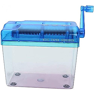 Hand Shredder for A6 Size, Manual Paper Shredder - Paper Cutter for Paper, Notes, Bills, Home Office Paper Cutting Tool (A6)