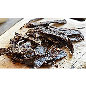 No Man’s Land BLACK PEPPER Beef Jerky High Protein Low Calorie Low Carb Beef Snack 16oz Bag