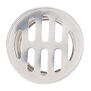 Stainless Steel Dome Drainer, Anti Clogging Drain Roof with Removable Cover for Kitchen, Washroom, Garage and Basement(50 Flat)