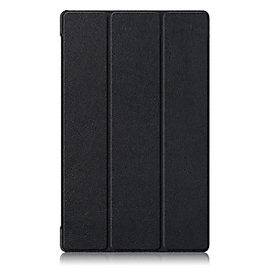 Gylint All-New Fire HD 10 2019 Case, Premium Folio Smart-Shell Stand Case Cover with Auto Sleep/Wake for All-New Fire HD 10 (Compatible with 7th and 9th Generations, 2017 and 2019 Releases Black