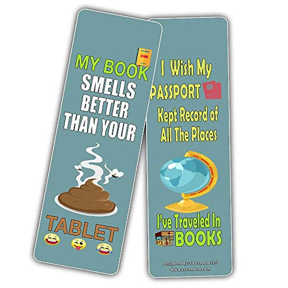 Inspiring Hilarious Literary Bookmarks (30-Pack) – Funny Book Reading Learning Pack - Excellent Party Favors Teacher Classroom Reading Rewards and Incentive Gifts for Book Lovers