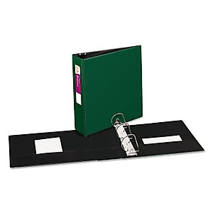 Avery 27653 Durable Binder, 3-Inch Capacity Slant Rings, 8-1/2 x 11, Green, 1/EA