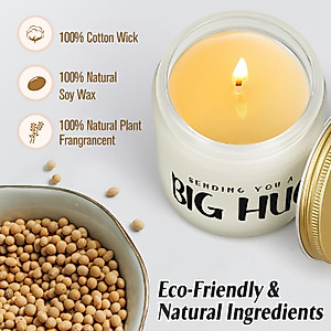 Sympathy Gifts for Loss of Loved One, Thinking of You Gifts for Women Men, Miscarriage Get Well Soon Bereavement After Surgery Gifts, Sending You a Big Hug Cheer Up Lavender Scented Candle