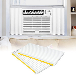 Powrocket Window Air Conditioner Foam Insulation Panels, 17-Inch x 9-Inch x 7/8-Inch Window AC Units Side Insulated Panel Kit,2 Pack,White