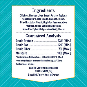 Stewart Freeze Dried Dog Treats, Healthy Gut Chicken & Vegetable, Gut Health Probiotics, Grain Free, 8 Ounce Resealable Pouch, Made in USA