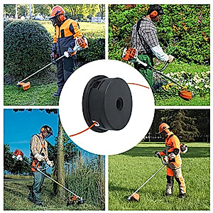 AILEETE 25-2 Bump Feed Trimmer Head 4002 710 2108 for Stihl FS55 FS55R FS56 FS56RC FS70 FS70R FS80 FS85 FS90 FS90R FS91R FS94R FS100RX FS110 FS111RX FS120 FS130 FS131 FS240, Replaces 4002 710 2191