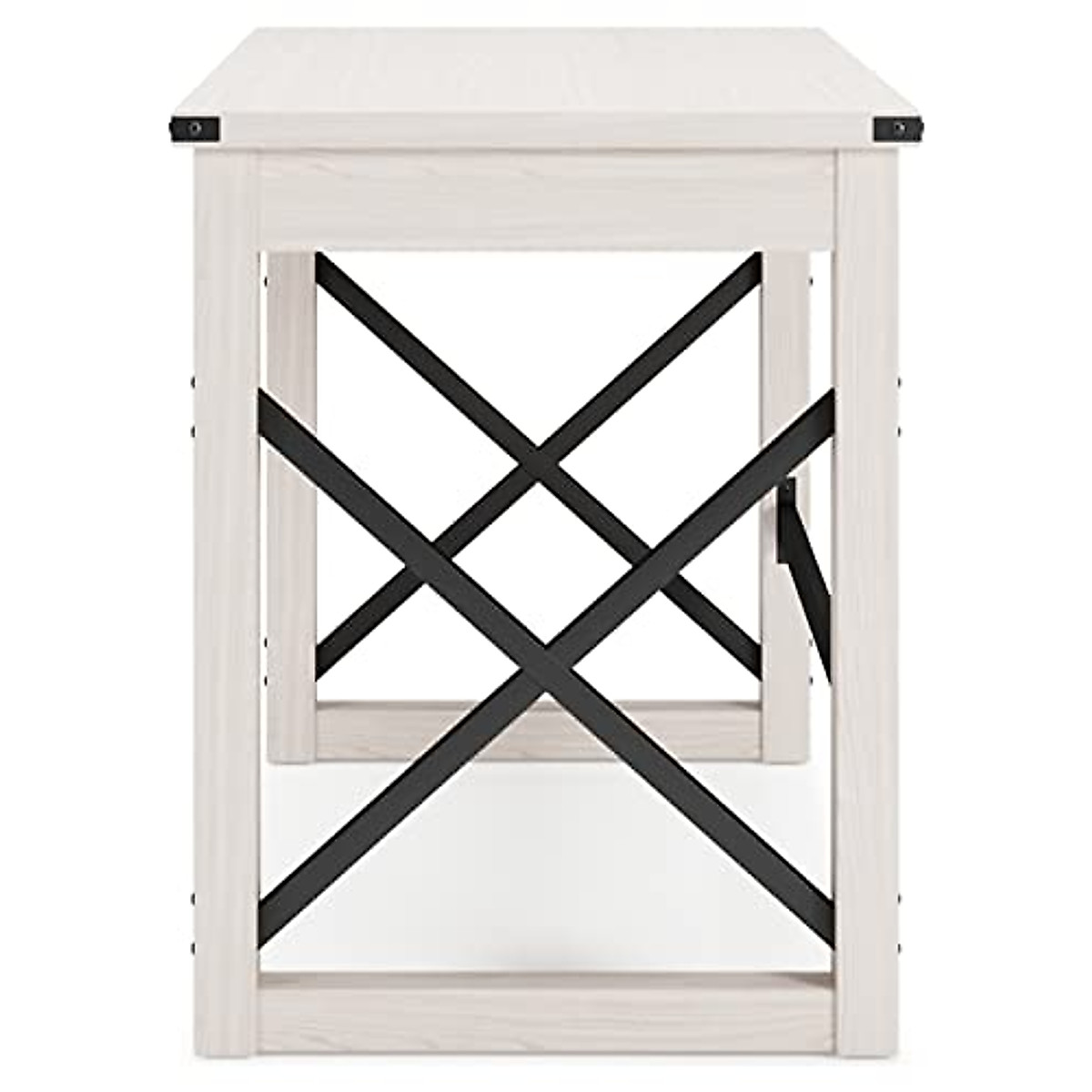 Signature Design by Ashley Bayflynn 48" Home Office Desk, Whitewash