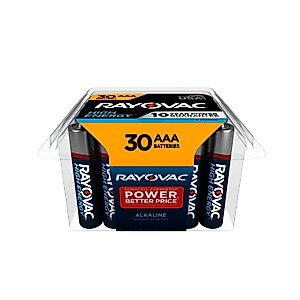 Rayovac High Energy AAA Batteries (30 Pack), Alkaline Triple A Batteries