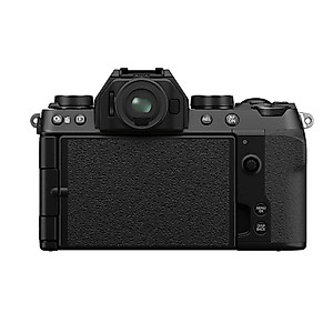 Fujifilm X-S10 Camera (Body) Bundle with Rechargeable Battery and Dual Charger, DSLR Accessory Kit, Software Suite, and 64GB Memory Card (5 Items)