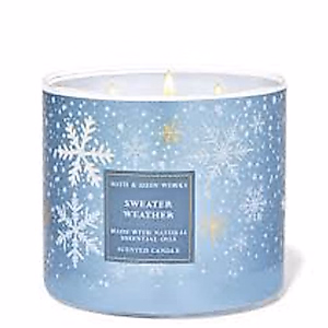 Bath and Body Works Sweater Weather 3 Wick Scented Candle