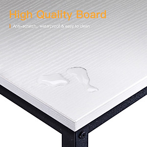 Coleshome 61" L Shaped Desk Computer Desk, L Desk Computer Corner Desk for Home Office Gaming Writing Workstation, Space-Saving, Easy to Assemble