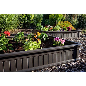 Lifetime 60065 Raised Garden Bed, 4 by 4 Feet, 1 Bed