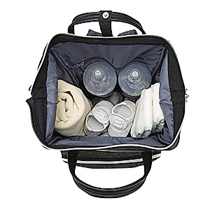 Bananafish Midi Diaper Backpack, Black