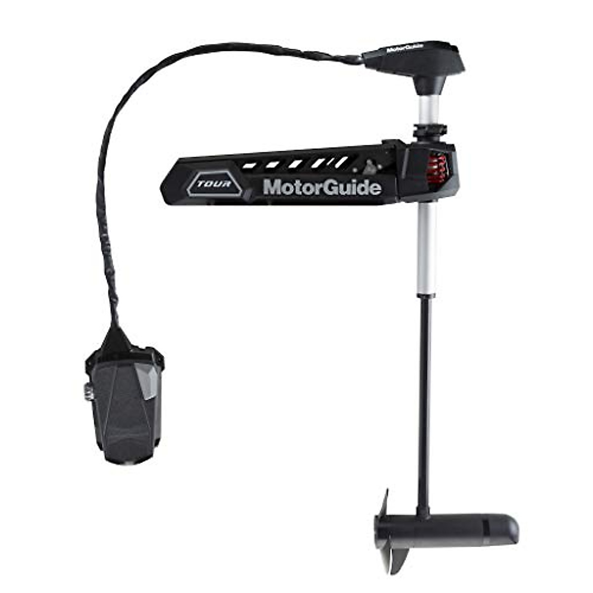 MotorGuide Tour Freshwater Trolling Motor with HD+ Universal Sonar 942100040 — 45-inch Shaft, 82-Pound Peak Thrust, 24V
